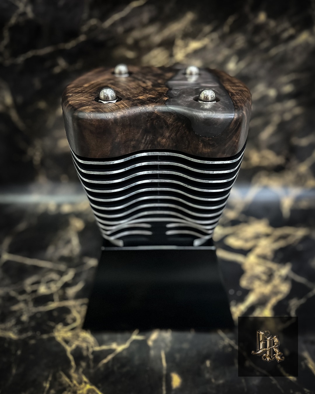 72 TC Walnut Iron / Biker Cremation Urn / Custom Motorcycle Urn ...