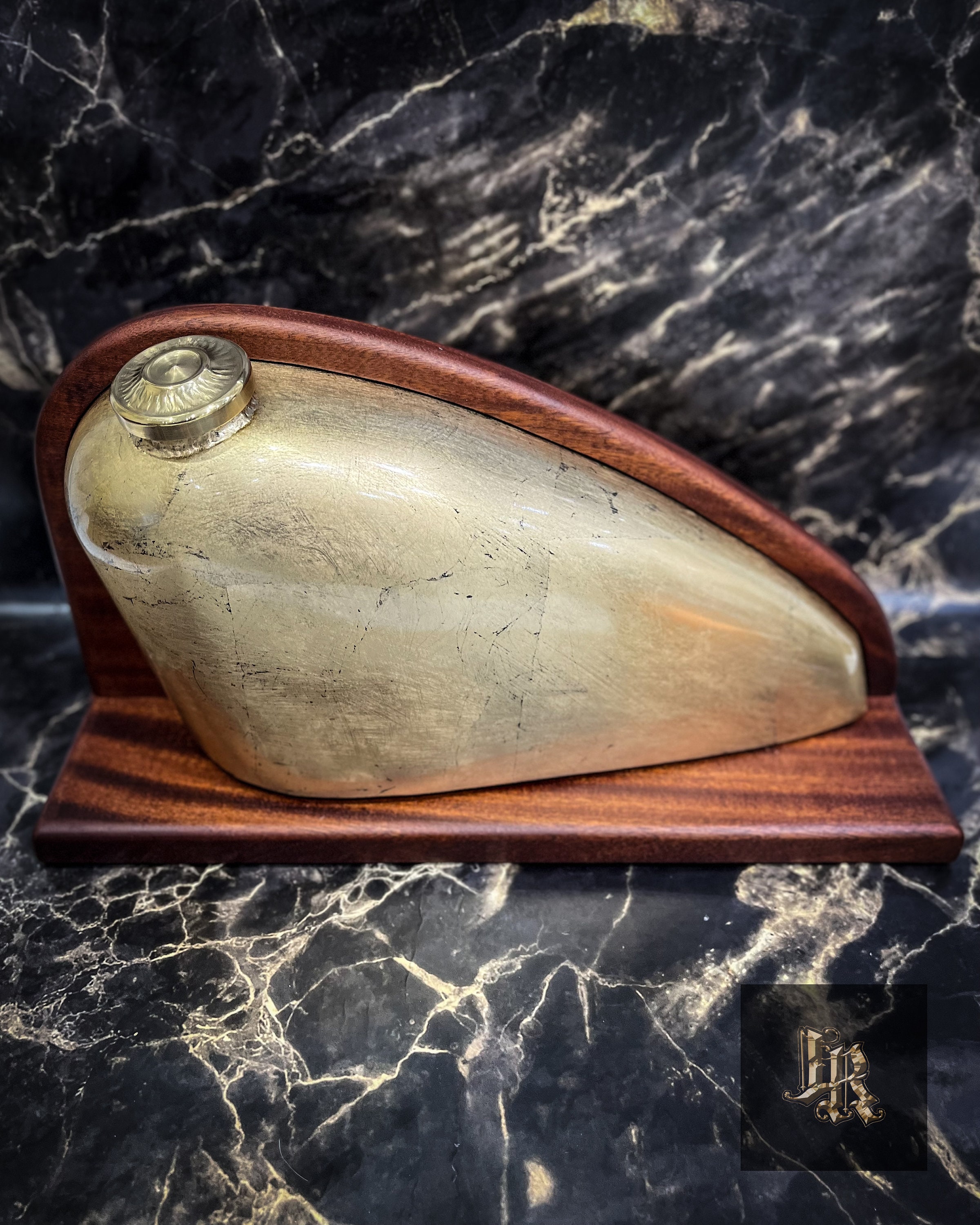 75 GAS TANK GOLD Harley Davidson Urn Motorcycle Urn Motorcycle Urn for ...