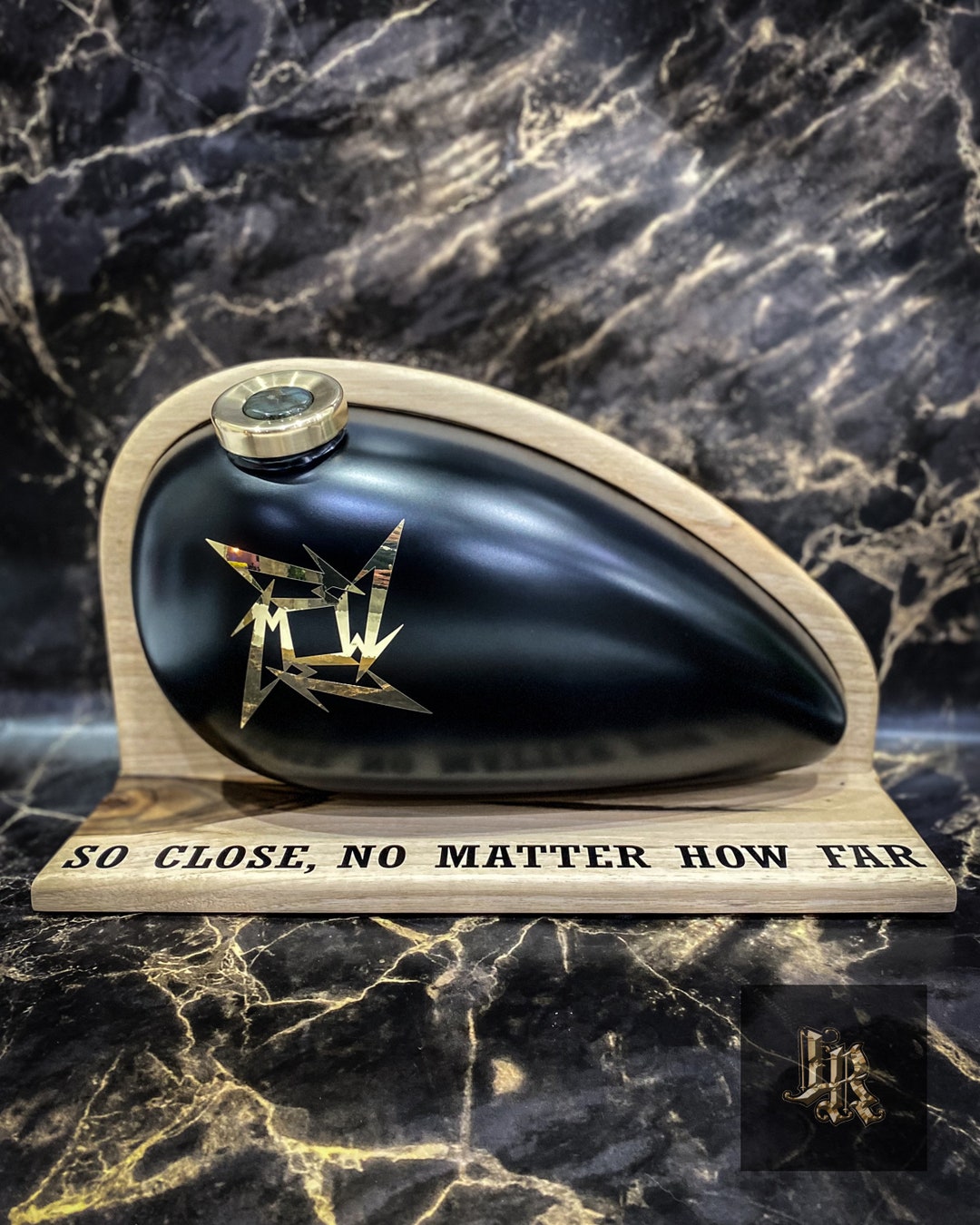 SOLD! 30† GAS TANK Metallica | Harley Davidson Urn | Motorcycle Urn ...