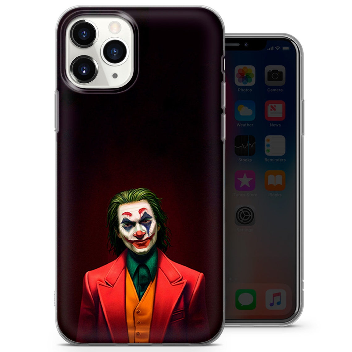 Joker Phone Case for iPhone 7 8 XS XR 11 12 Pro Max 12 | Etsy