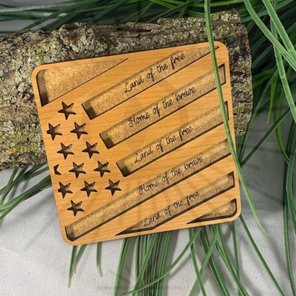 Flag Coaster Svg - Etsy