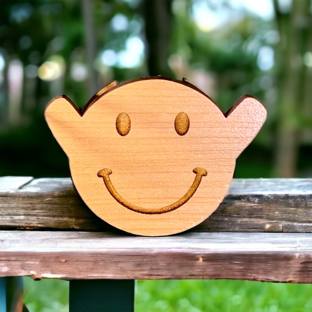 Smiley Face Mask Vent Holder SVG - Etsy