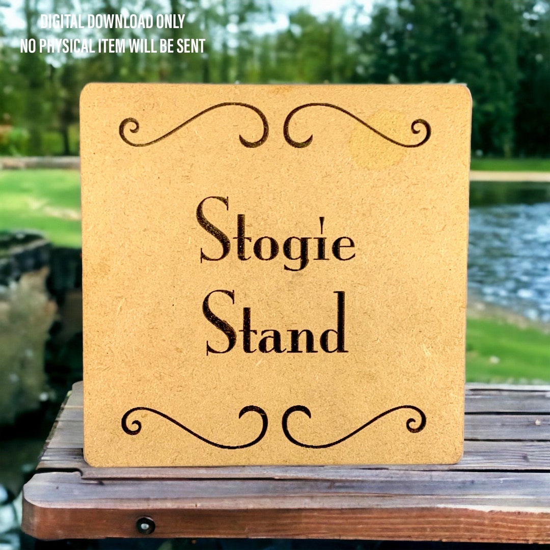 Cigar Stand and Ash Tray Box SVG - Etsy