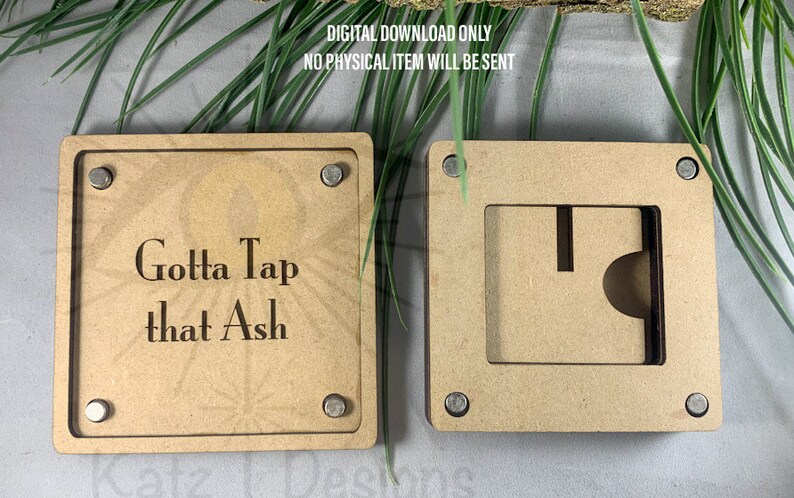Cigar Stand and Ash Tray Box SVG - Etsy
