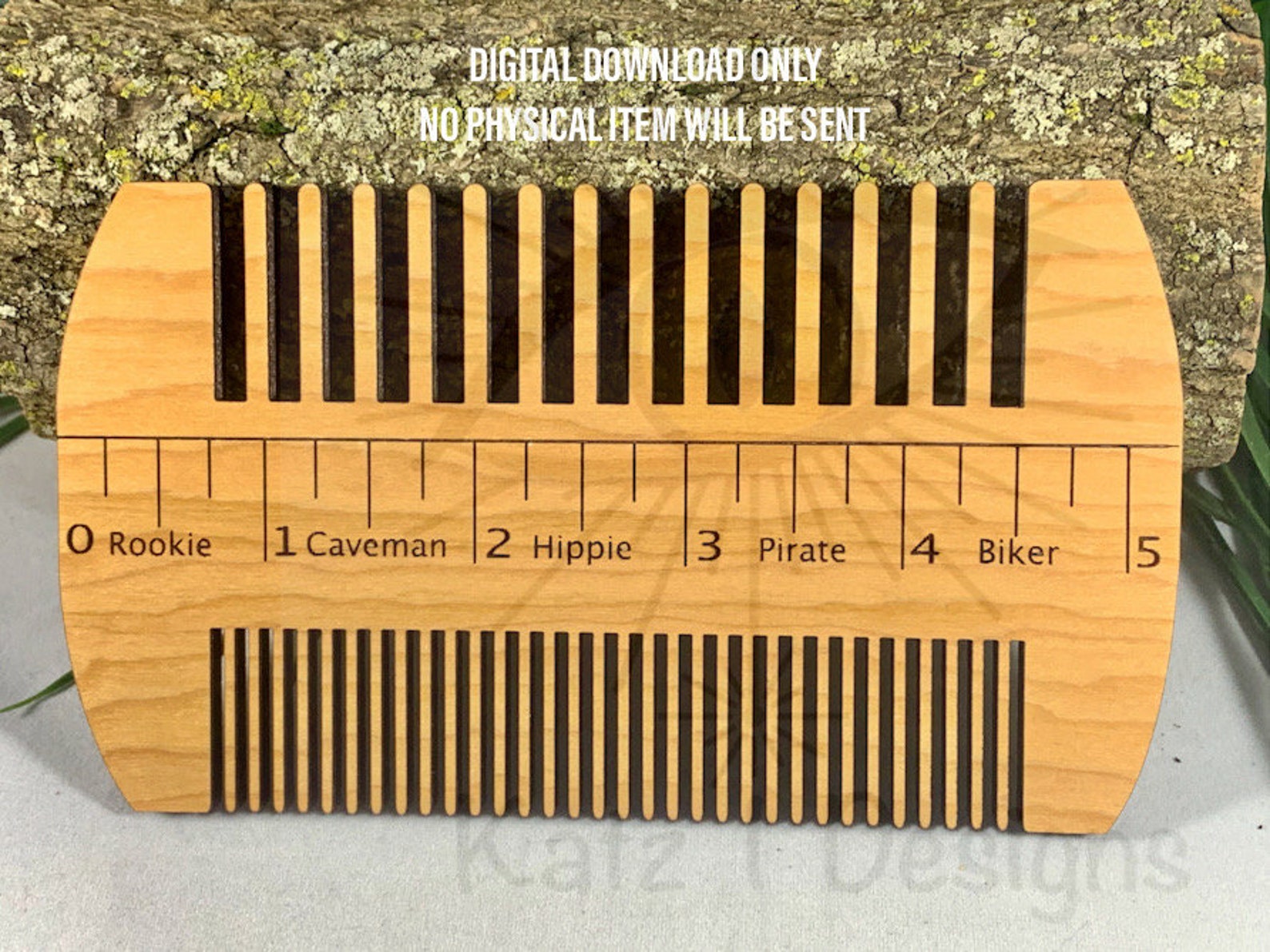 Funny Ruler Beard Comb SVG - Etsy