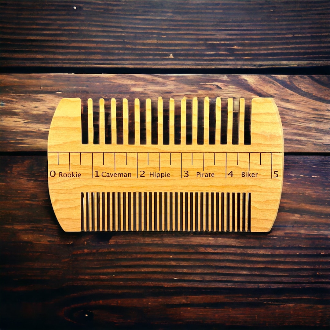 Funny Ruler Beard Comb SVG - Etsy