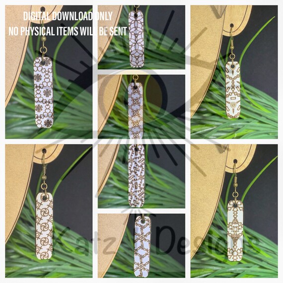Patterned Dangles Mix SVG | Etsy