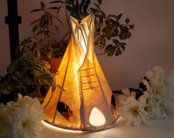 Teepee Lamp Native American - Etsy