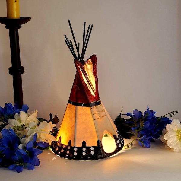Teepee Lamp Native American - Etsy