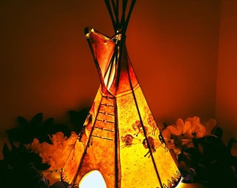 Teepee Lamp Native American - Etsy