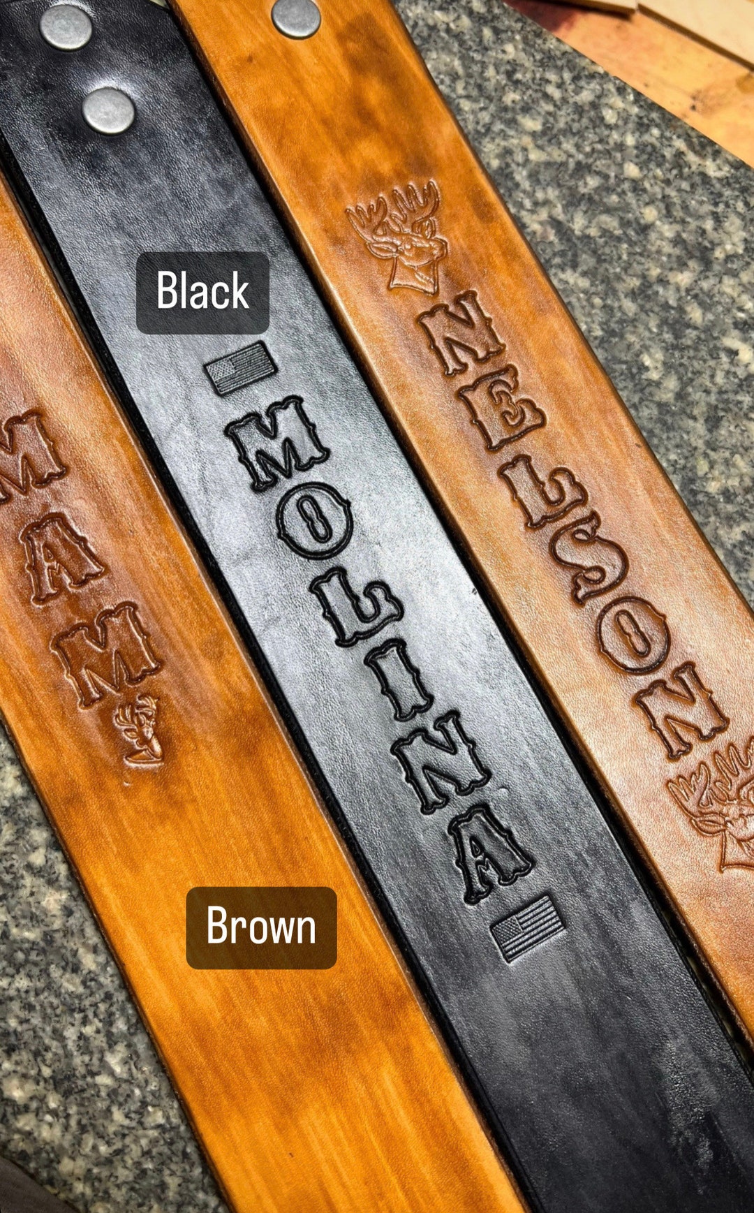 Personalized Sling, Custom Leather Sling, Christmas Gift, Valentines ...