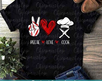 Peace Love Cook Png | Etsy
