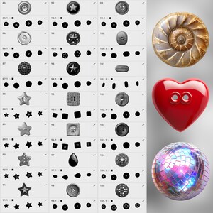 100 Procreate Clothes Buttons Brushes (part-2 ) | Procreate Fashion ...
