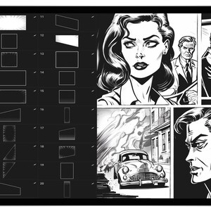 100 Procreate Comic Storyboard Template Builder Procreate - Etsy