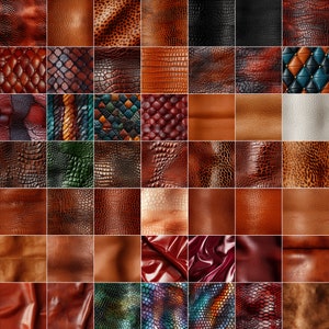 90 Procreate Leather Textures | Realistic Leather Procreate Seamless ...