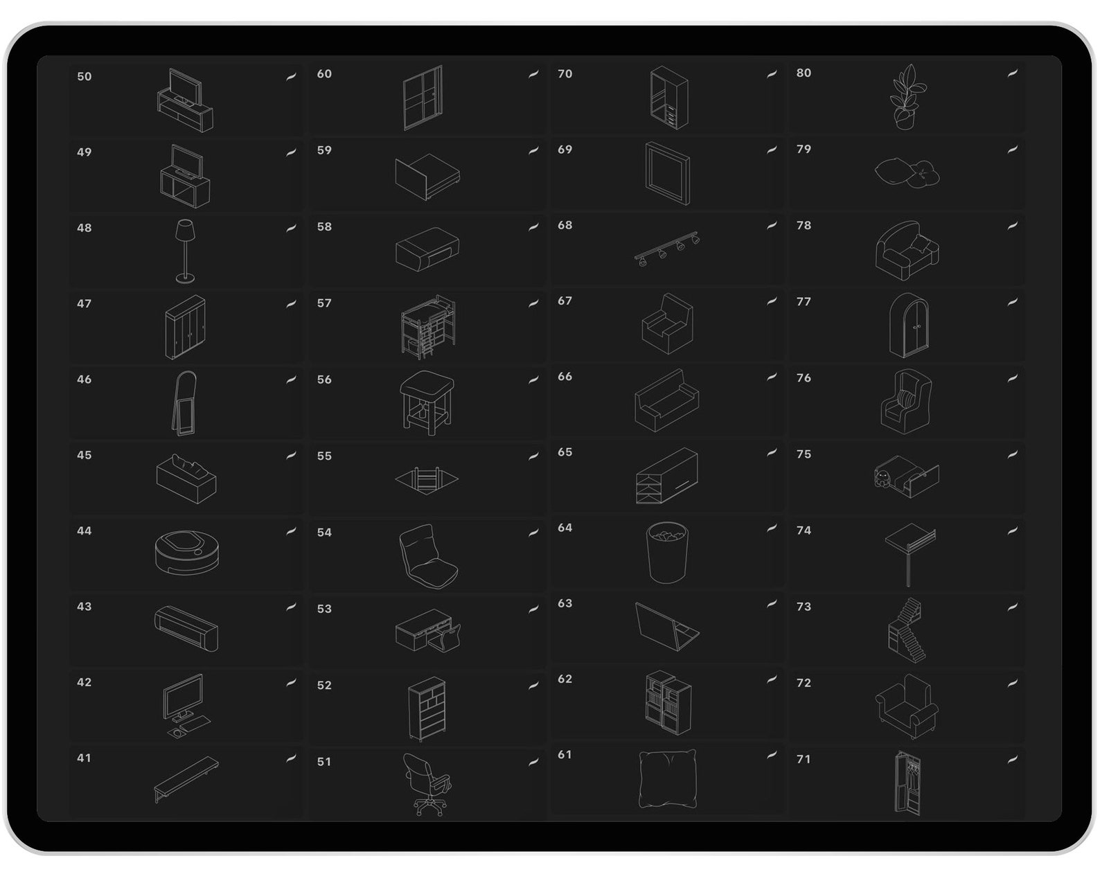 100 Isometric Room Brush for Procreate, Isometric 3D Boy Room Procreate ...