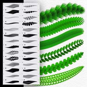 65 Procreate 3D Foliage Brushes | Procreate Leaves Brushes | Procreate Leaf Brushes | Procreate ...
