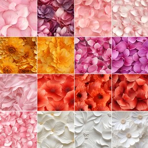 130 Procreate Flower Petal Textures | Flower Procreate Texture Seamless ...