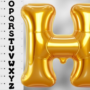 26 Procreate Balloon Letters Stamp Brushes | Procreate 3D Alphabets ...