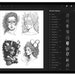 50 Procreate Mardi Gras Stamp Brushes, Procreate Girl Woman Female ...