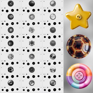 100 Procreate Clothes Buttons Brushes (part-2 ) | Procreate Fashion ...