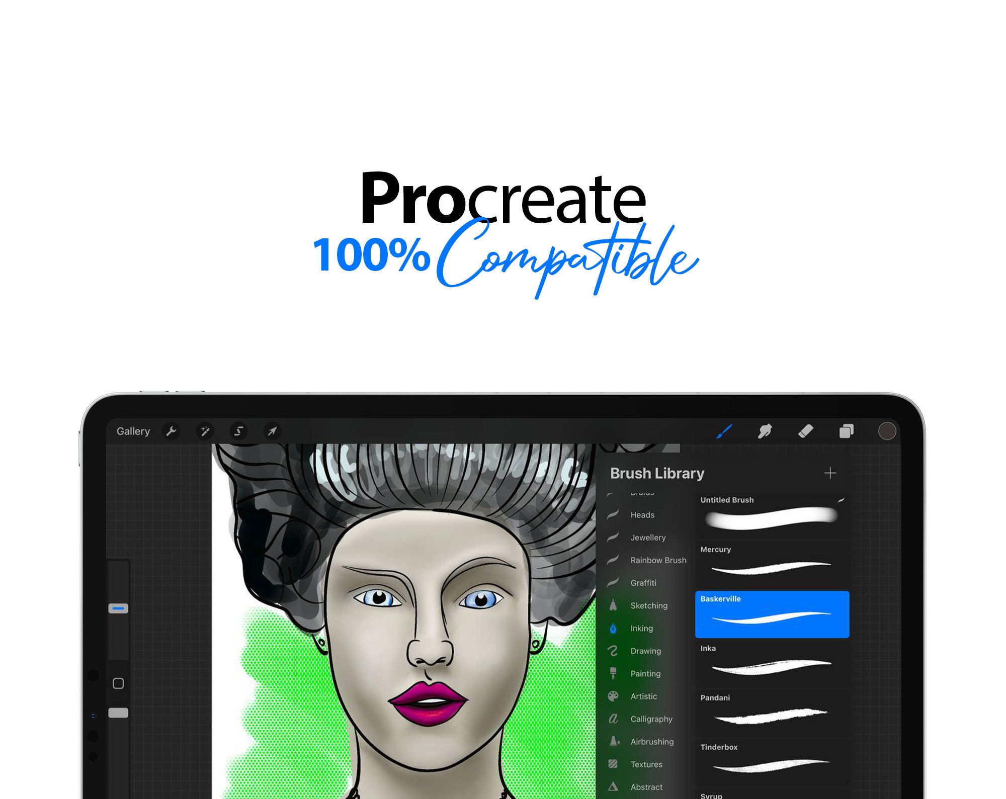 40 Procreate Hair Brushes Procreate Curly Hair Procreate - Etsy