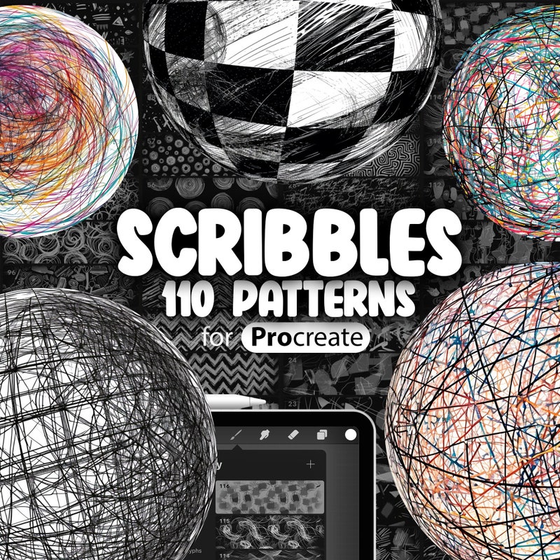 Scribble Drawing - Etsy