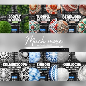 110 Procreate Forest Textures | Treetops Procreate Seamless Texture ...