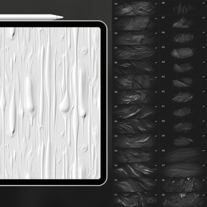 160 Procreate Oil Paint Textures | Realistic Oil Paint Effect Procreate ...