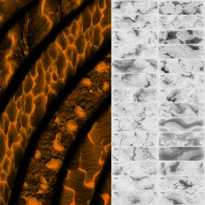 180 Procreate Lava Textures | Procreate Flowing Lava Brush | Procreate ...