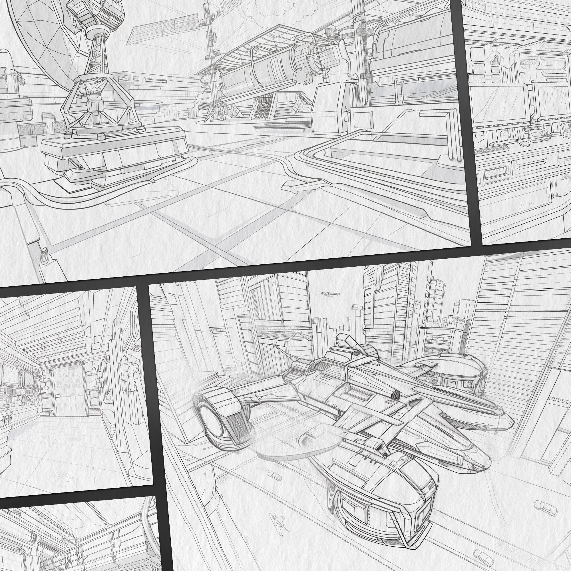 100 Procreate Cyberpunk Cities Backgrounds | Procreate Cyberpunk ...