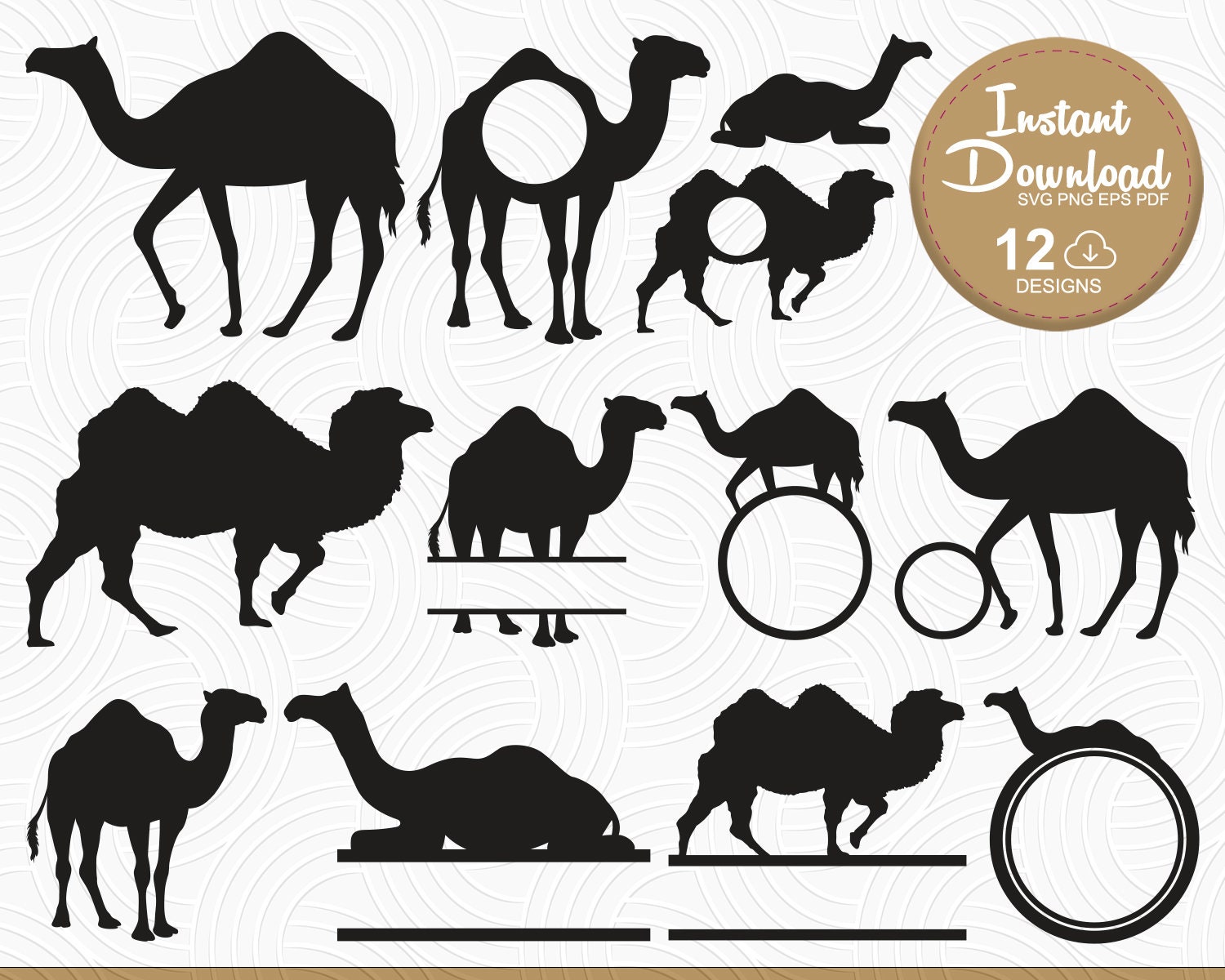 Camel Printable Clipart Camel Svg Image Camel Clip Art Camel Png Cut ...