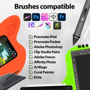 150 Procreate Girls Head Base Stamps | Photoshop Female Head Guide ...