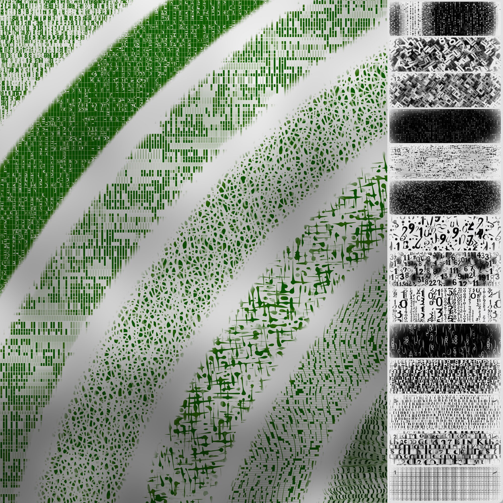 90 Procreate Matrix Textures | Procreate Binary Texture Brushes ...