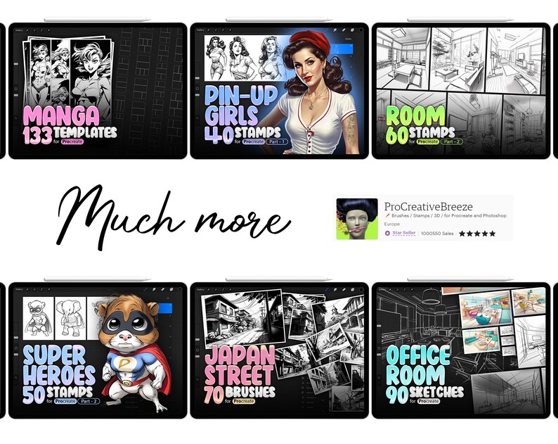 100 Procreate Comic Storyboard Template Builder Procreate - Etsy.de