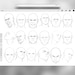 110 Procreate Men's Heads Base Stamps | Procreate Male Head Guide ...