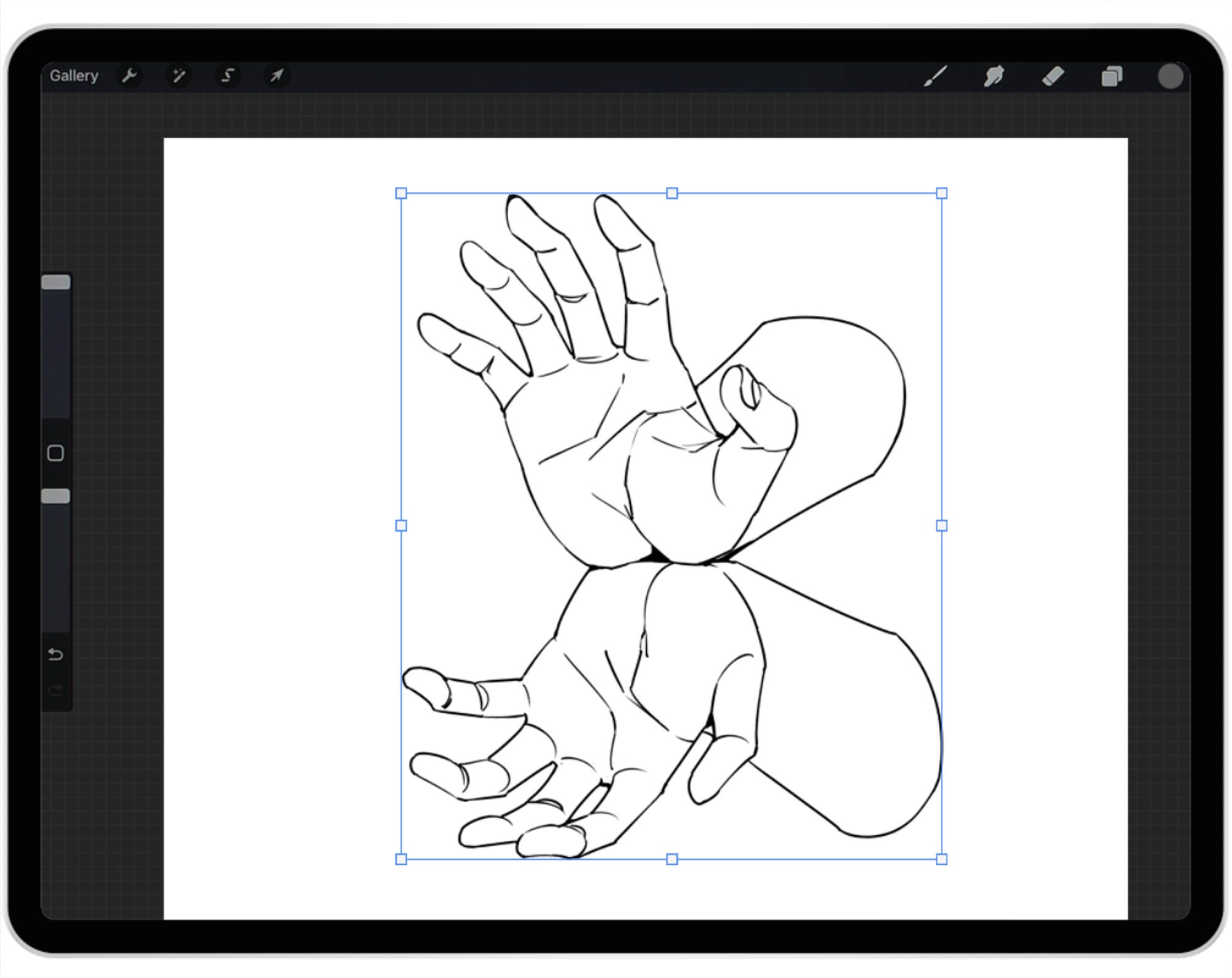 26 Hands Drawing Template Procreate Stamp Brushes 26 Hands - Etsy