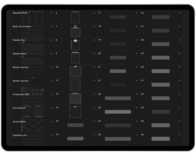 120 Procreate Planner Brushes Procreate Planner Templates - Etsy 120 Procreate Planner Brushes Procreate Planner Templates - Etsy