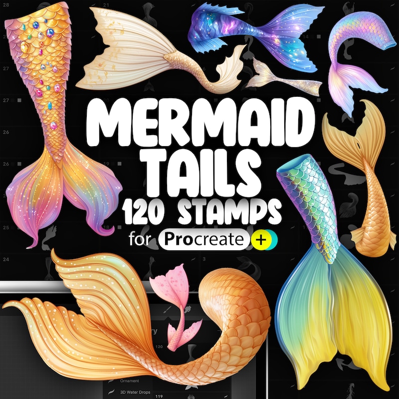 Mermaid With Fluke Tail - Etsy