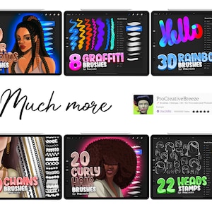 120 Procreate Forest Brushes, Procreate Tree Brushes, Procreate Palm Tree, Nature Procreate ...