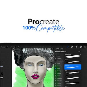 30 Procreate Kawaii Chibi Stamp Brushes, Procreate Kawaii Poses ...