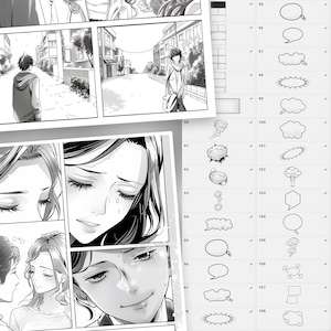 100+ Procreate Comic Storyboard Template Builder | Procreate Comic Pop ...