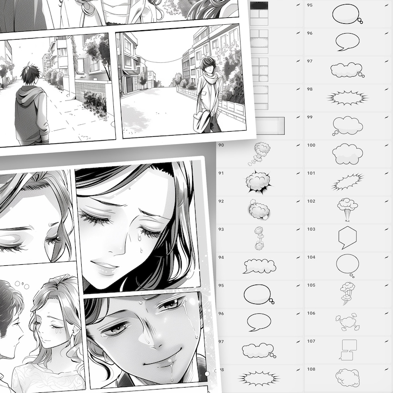 100+ Procreate Comic Storyboard Template Builder | Procreate Comic Pop ...