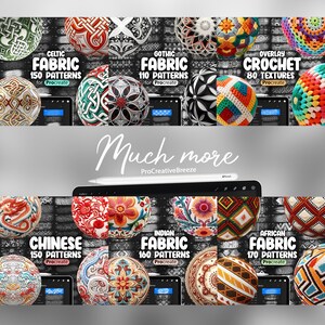 150 Procreate Chinese Patterns | Traditional China Procreate Texture ...