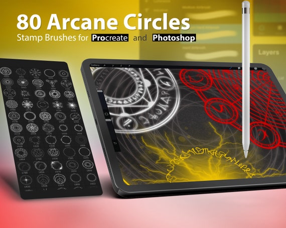 80 Procreate Arcane Circles Symbols Stamp Brushes 80 - Etsy