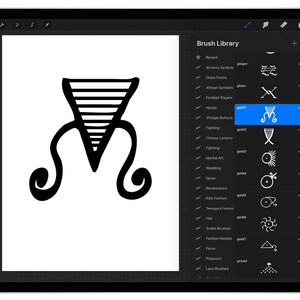 100 Procreate Alchemy Symbols Stamp Brushes, 100 Photoshop Alchemy ...