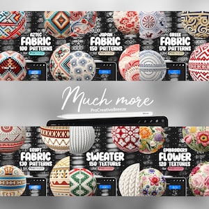 100 Procreate Fabric Textures | Textile Procreate Texture Seamless ...