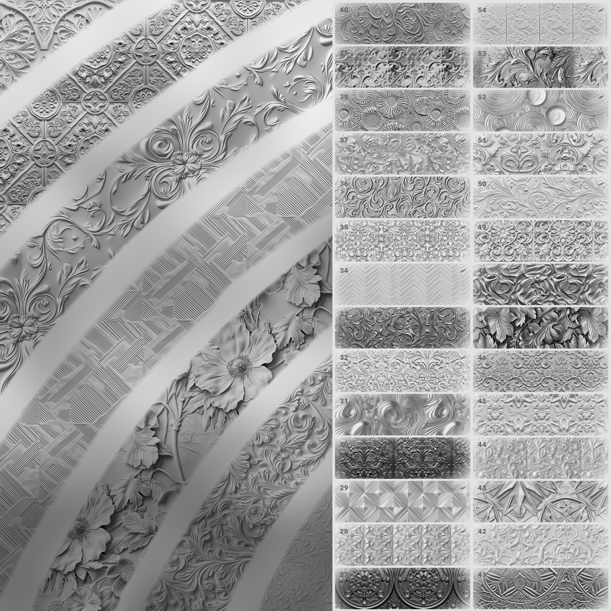 110 Procreate Engraving Textures | Procreate Metal Engraving Brush ...
