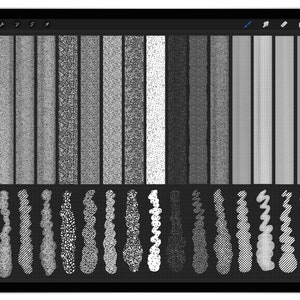 133 Procreate Manga Storyboard Templates and Halftone Brushes - Etsy