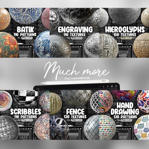 130 Procreate Hand Drawing Pattern Brushes | Procreate Kids Drawing Pattern Brush | Procreate ...